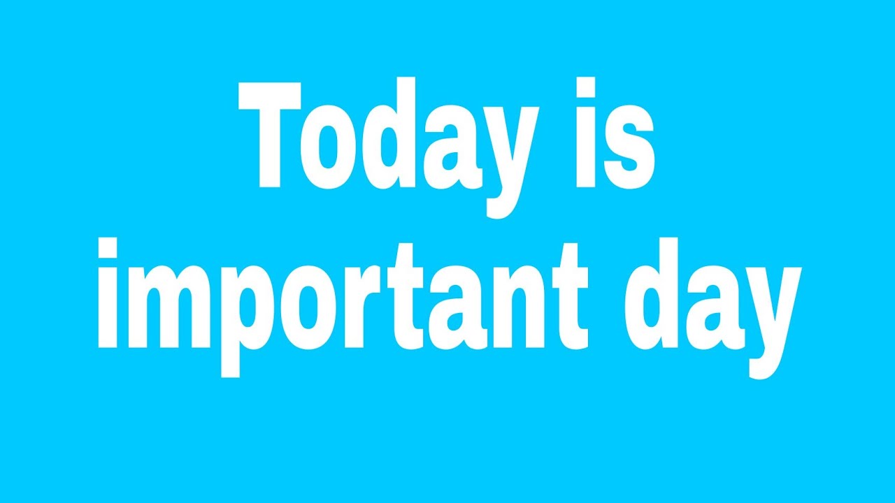 Today is important day 😷#youtubechannel #knowledgebyte - YouTube