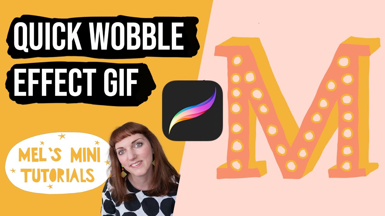 Quick 'Wobble Effect' GIF in Procreate | Mini Tutorial - YouTube