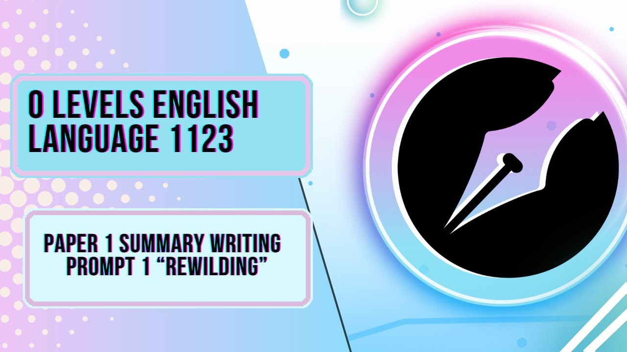 Summary Writing Prompt 1 - YouTube