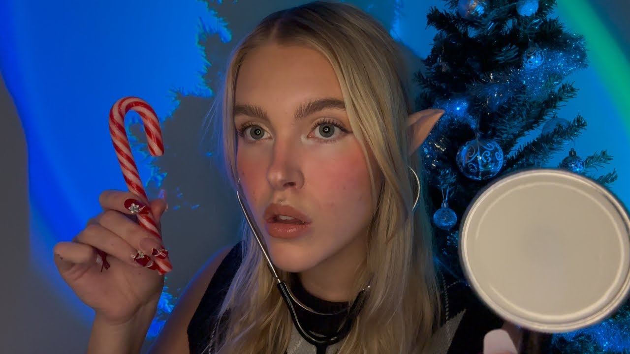 ASMR santa’s elf does your pre-christmas checkup 🎅🩺 | christmas ...