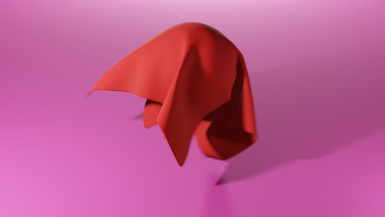 Blender Cloth Simulation | Illustratiomit | #blender #blenderanimation ...