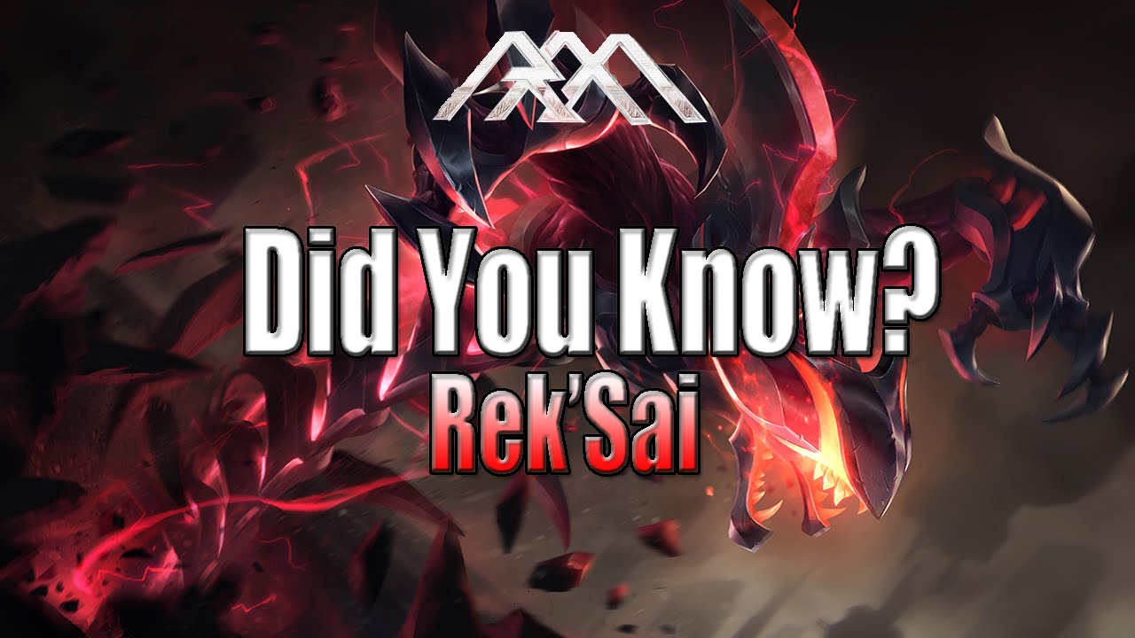 Rek'Sai - Did You Know? - Ep #84 - League of Legends - YouTube