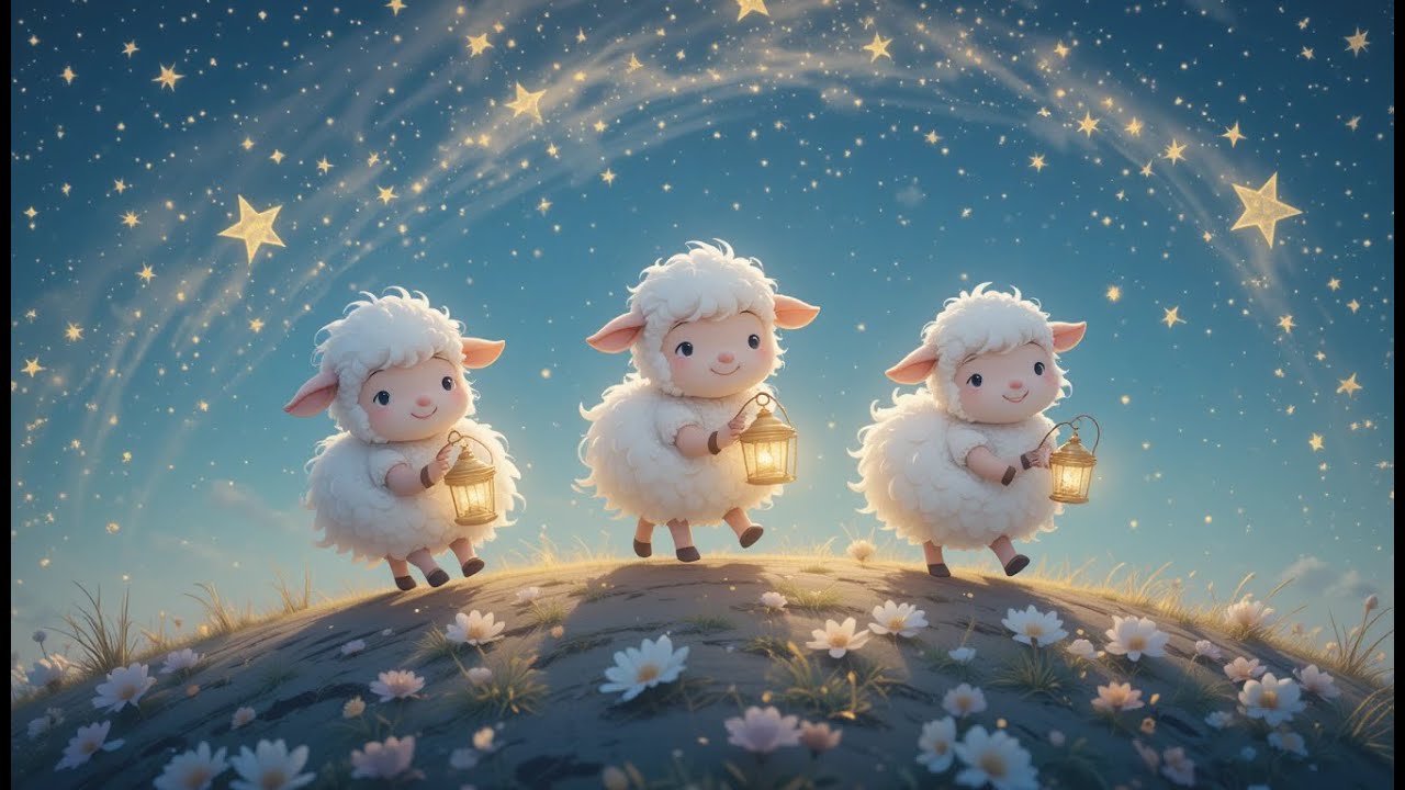 Baa Baa Blue Sheep’s Balloon Ride | Flying Sheep Song for Kids | Sky ...