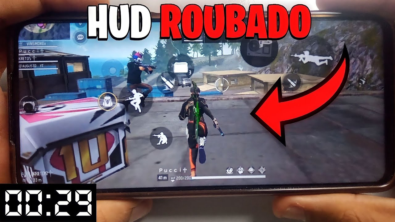 Eu Criei o Melhor Hud do Free fire! (Em 30 Segundos) 😯🔥 - YouTube