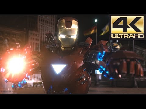 Iron Man & Captain America vs Loki - Fight Scene _ The Avengers (2012 ...
