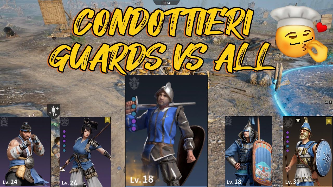 Condottieri guards-TESTING TIME 1V1. MAMMA MIA SO GOOD - YouTube