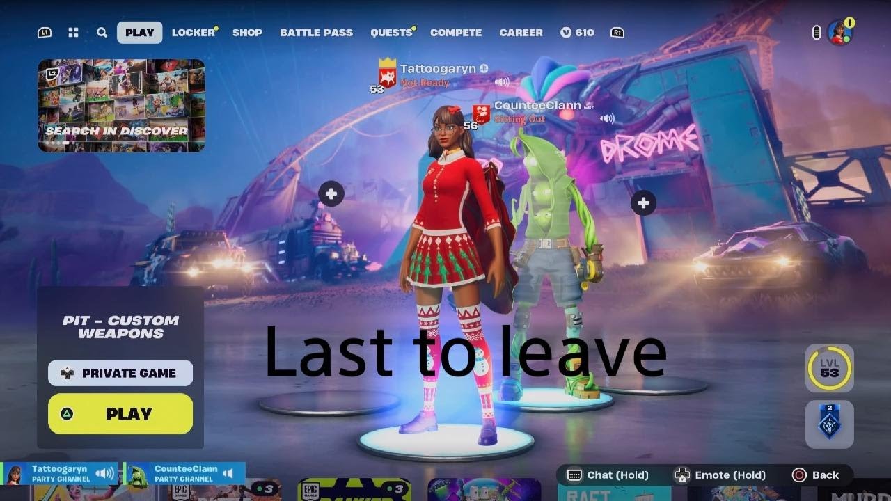Last to leave Fortnite edition - YouTube