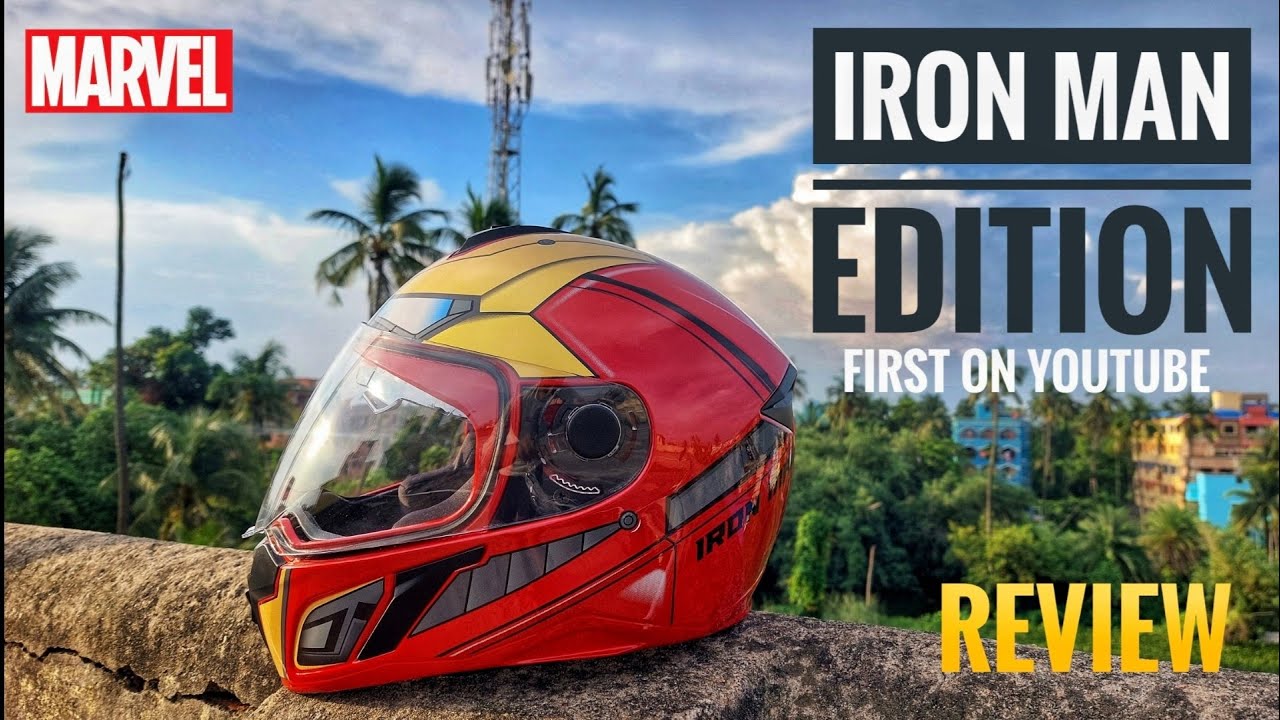 Iron Man Helmet 😍Ryker Marvel Edition review 🔥 First on Youtube 🔥 Best ...