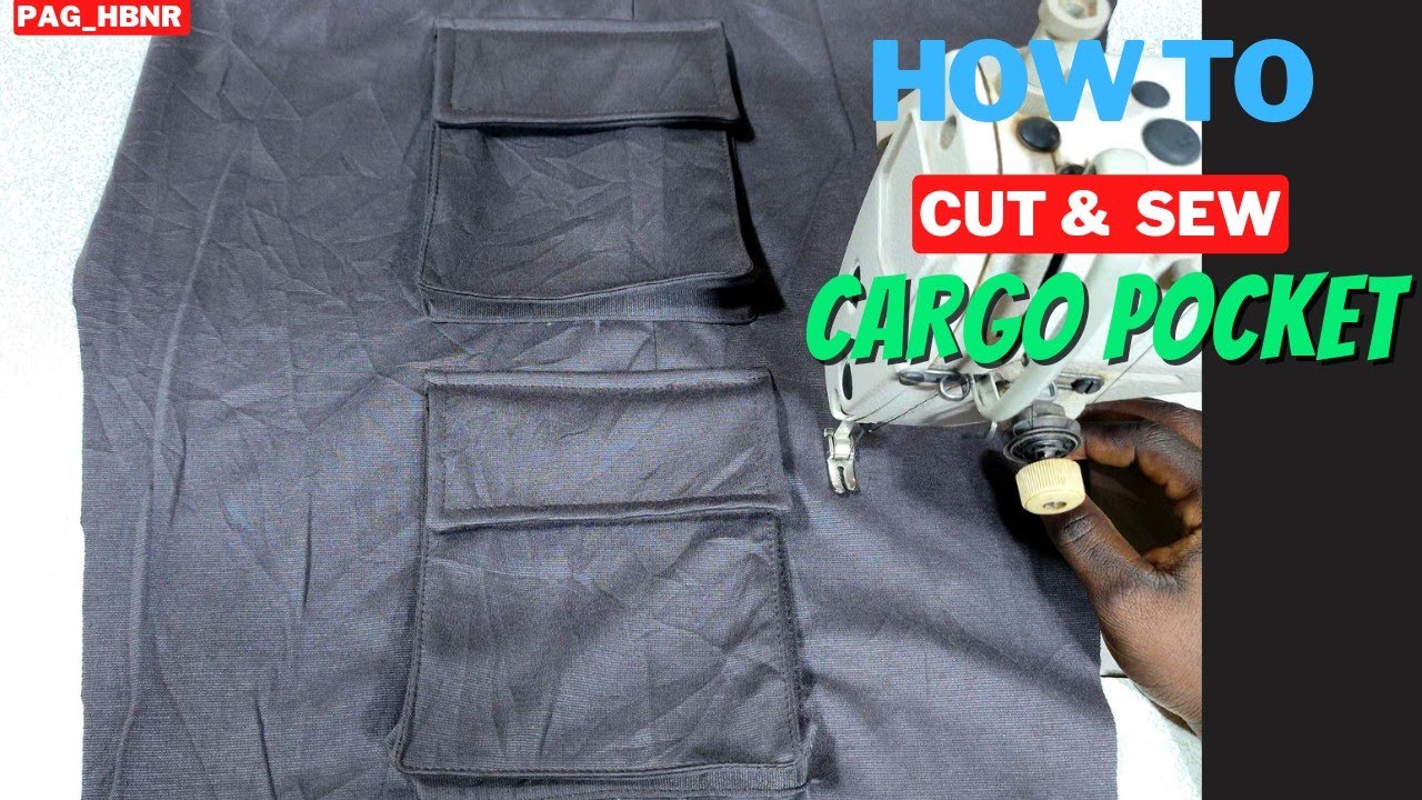 CARGO POCKET ¦ DIY SEWING POCKET #diy #sewing #sew - YouTube
