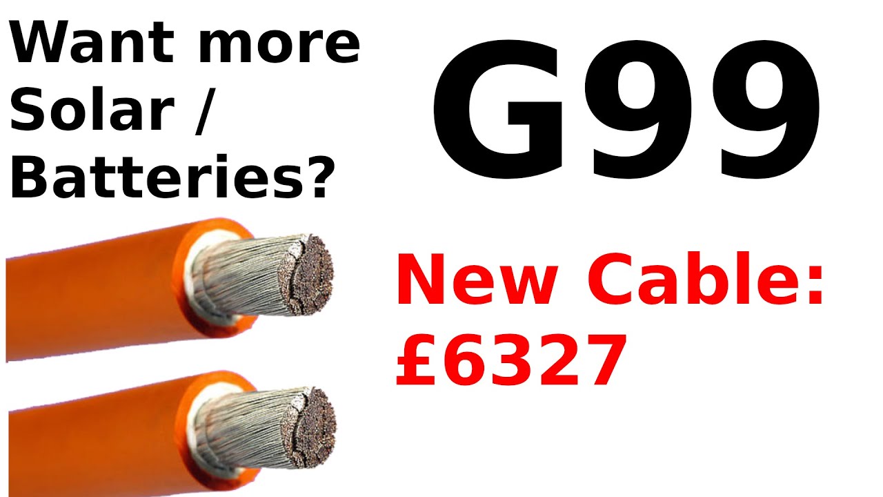 G99 Application process for more solar/batteries - YouTube