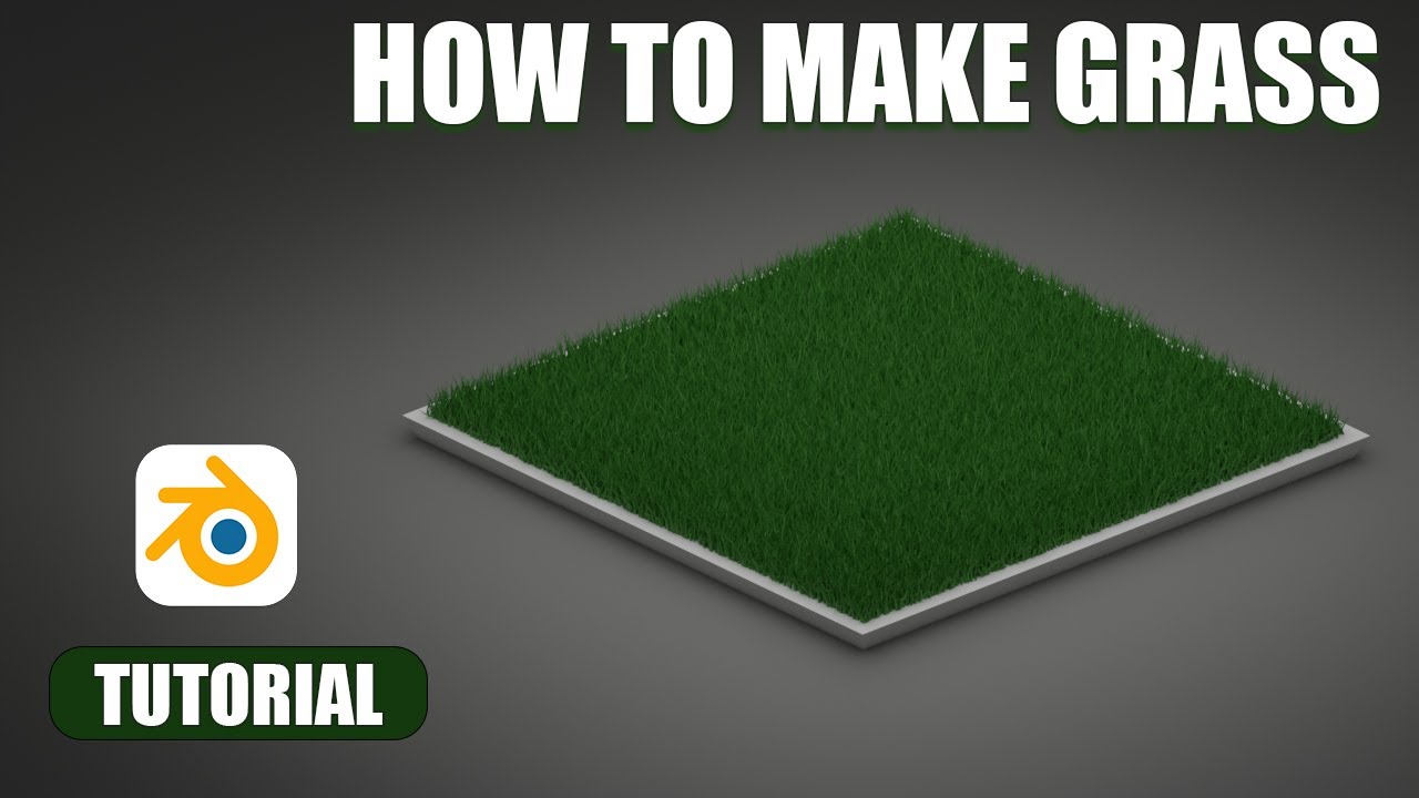 Blender 3D How to make REALISTIC Grass in Blender 3.0 Simple Tutorial ...