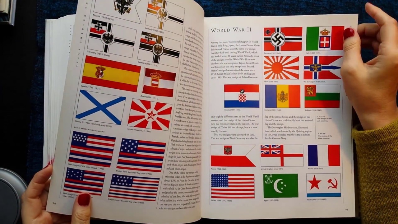 ASMR | Whispered Reading Library Book, All About Flags with Page ...