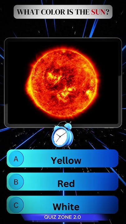 What color is the Sun? | Quiz | Quiz zone2.0 - YouTube
