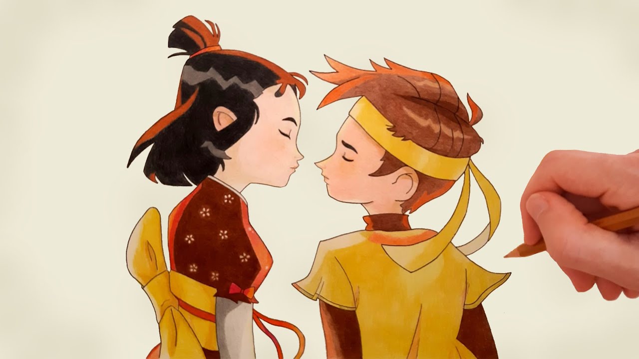 Drawing ULRICH AND YUMI KISS | Code Lyoko - YouTube