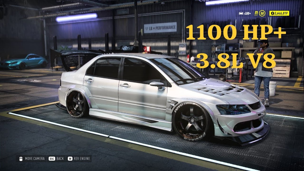 Need for Speed Heat Gameplay - 1100HP MITSUBISHI LANCER EVOLUTION IX ...
