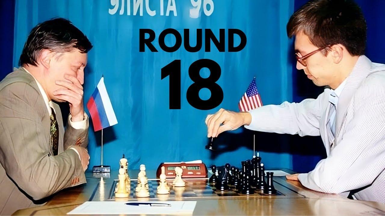 Gata Kamsky vs Anatoly Karpov | FIDE World Championship Match 1996 | Round 18 - YouTube