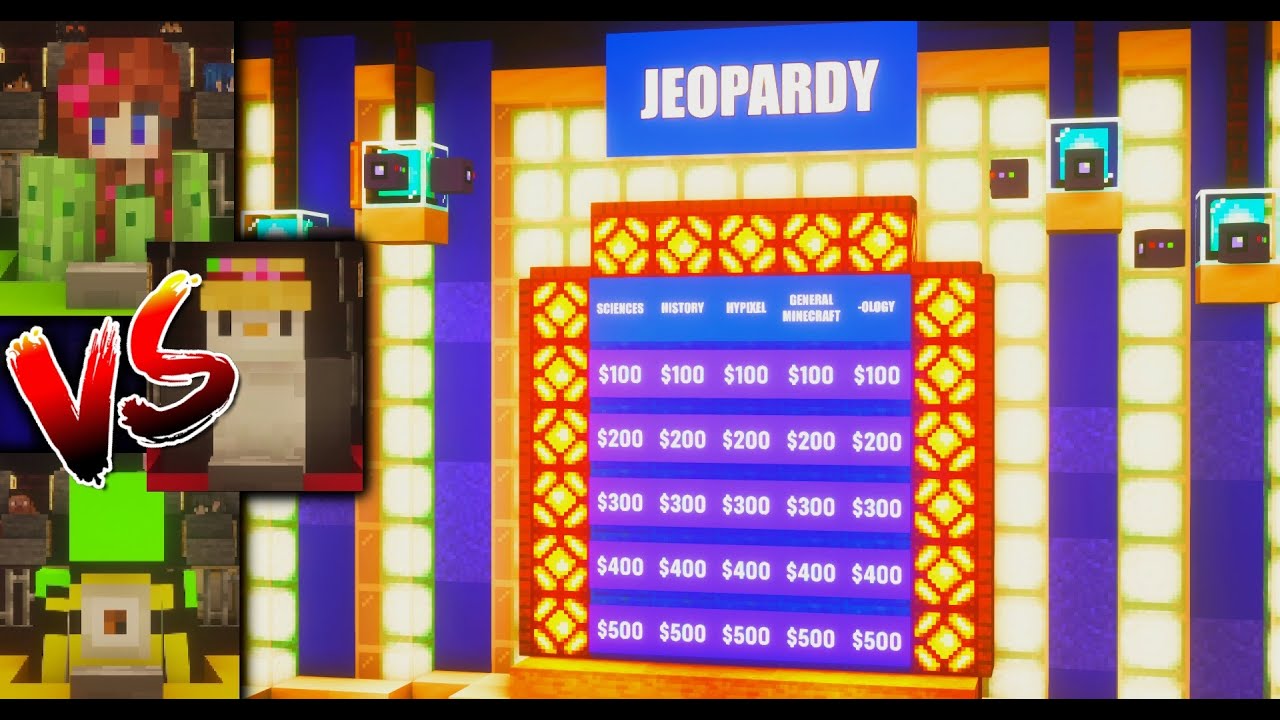 JEOPARDY GAMESHOW IN MINECRAFT! - YouTube