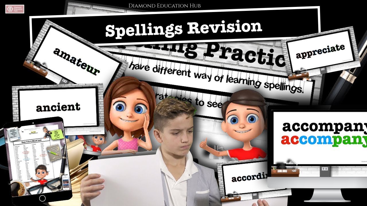 Spelling Revision || Spelling Test || Diamond Education Hub - YouTube