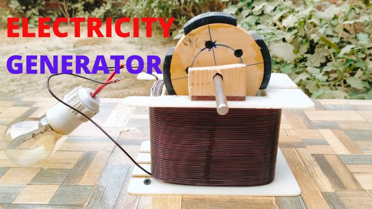 how to make 210 volt electricity generator with 4 magnets and copper ...