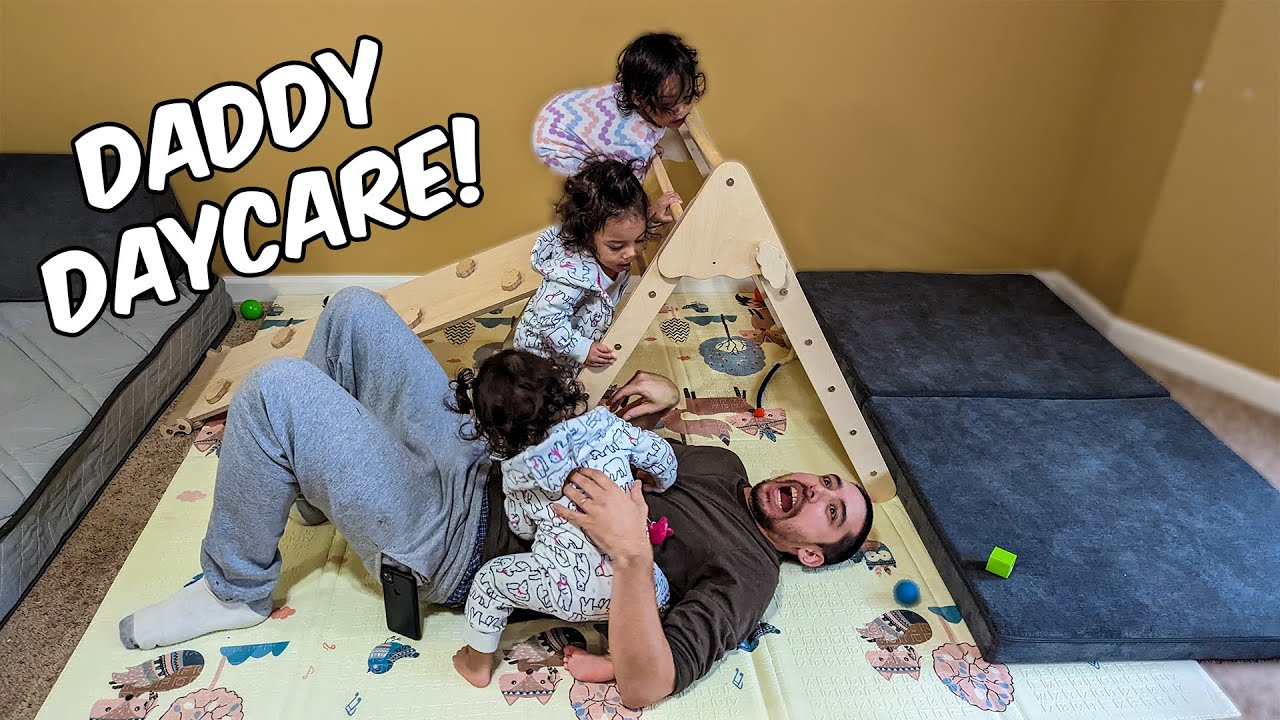 Daddy Daycare with Triplets! - A Day in the Life at Home with 3 ...