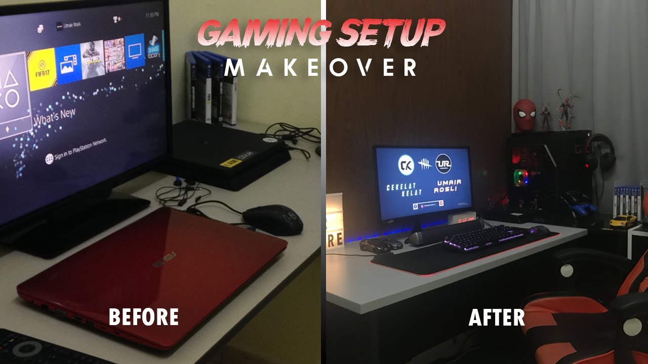 GAMING SETUP MAKEOVER ! MALAYSIA - YouTube