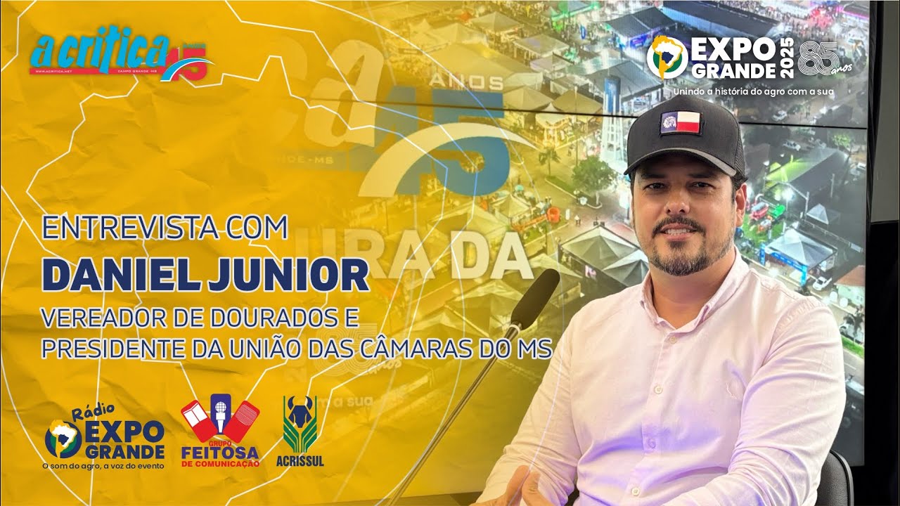 ENTREVISTA COM DANIEL JUNIOR, VEREADOR DE DOURADOS E PRESIDENTE DA ...