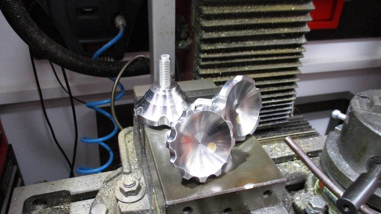 Custom locking screw handles (time lapse build) - YouTube