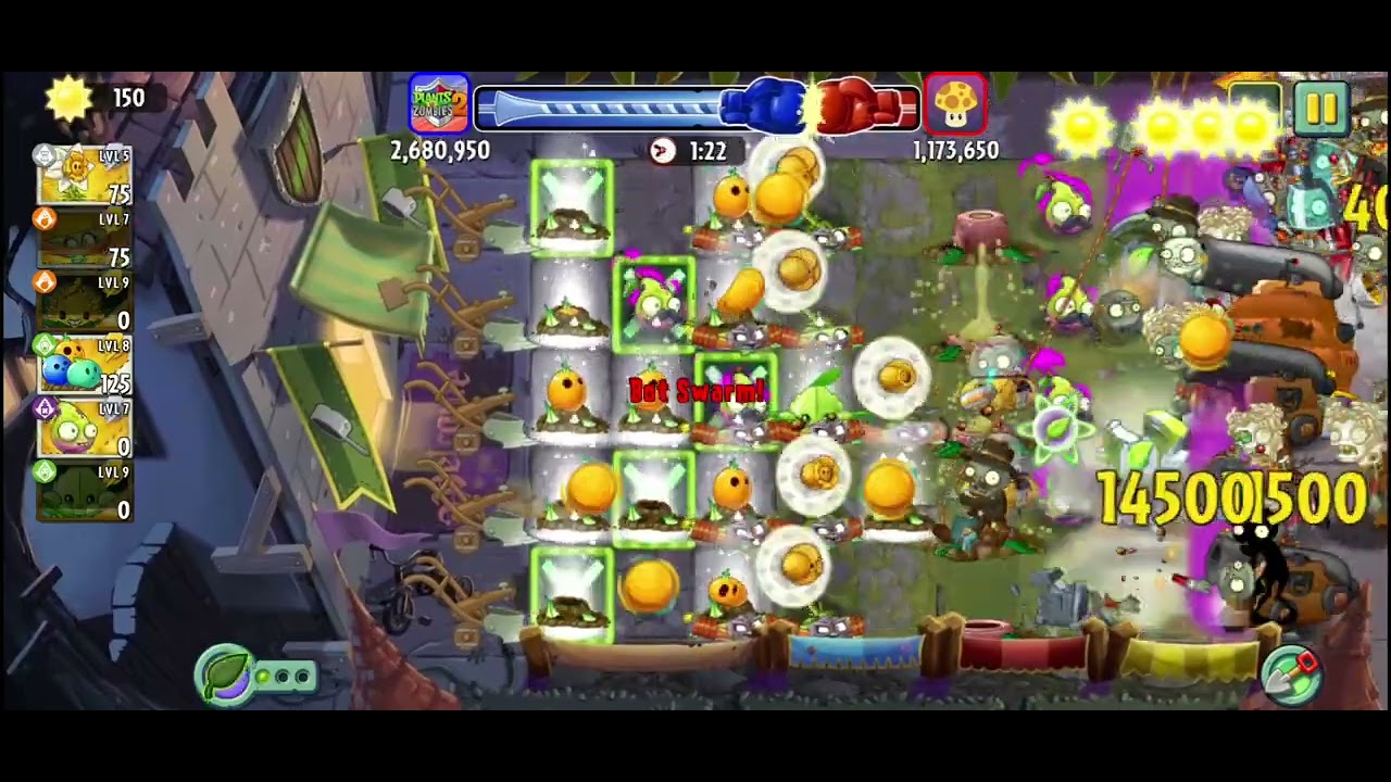 Plants vs Zombies 2 - Arena - Draftodil Boosterama - 3 of 6 - 6.2 Mil ...