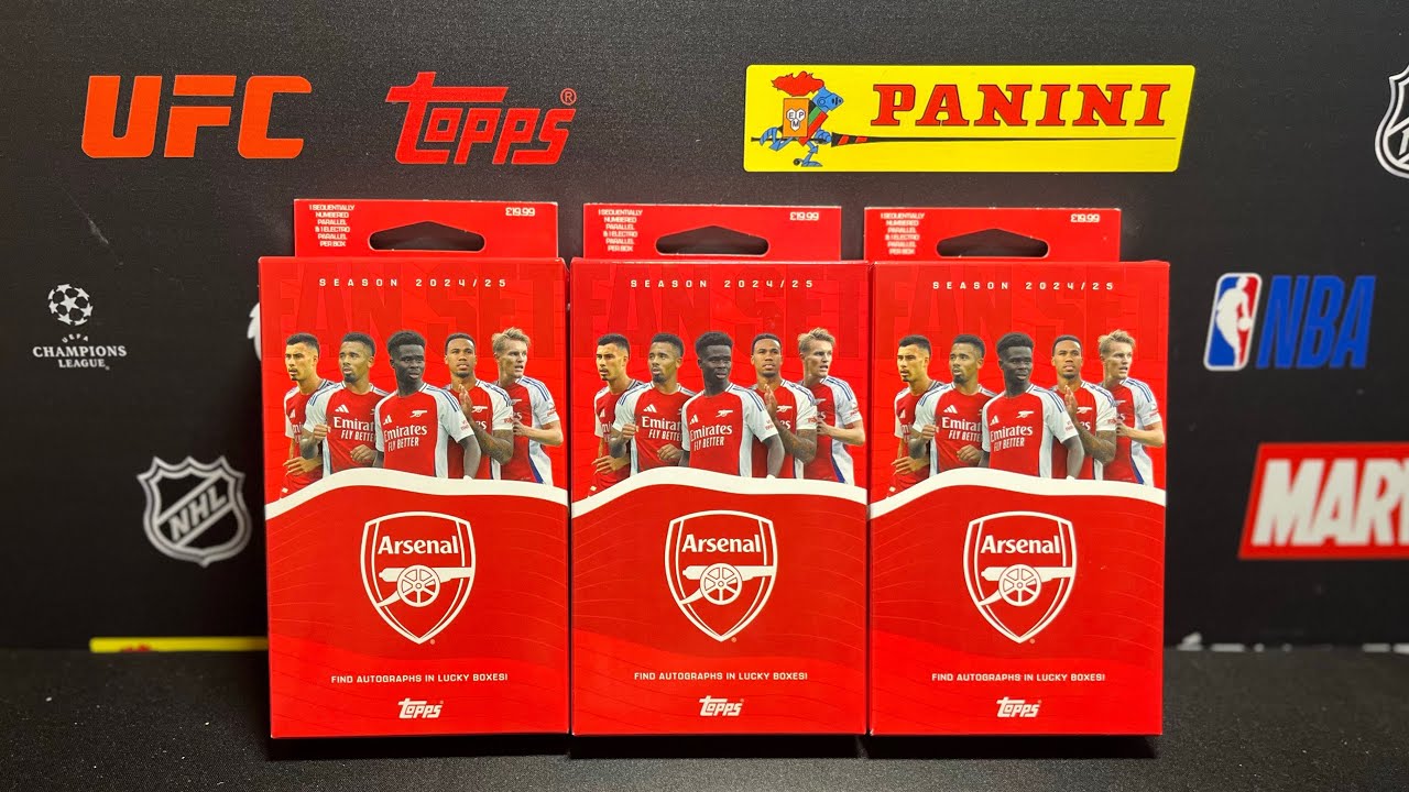 2024-25 Topps Arsenal FC Fan Set - YouTube