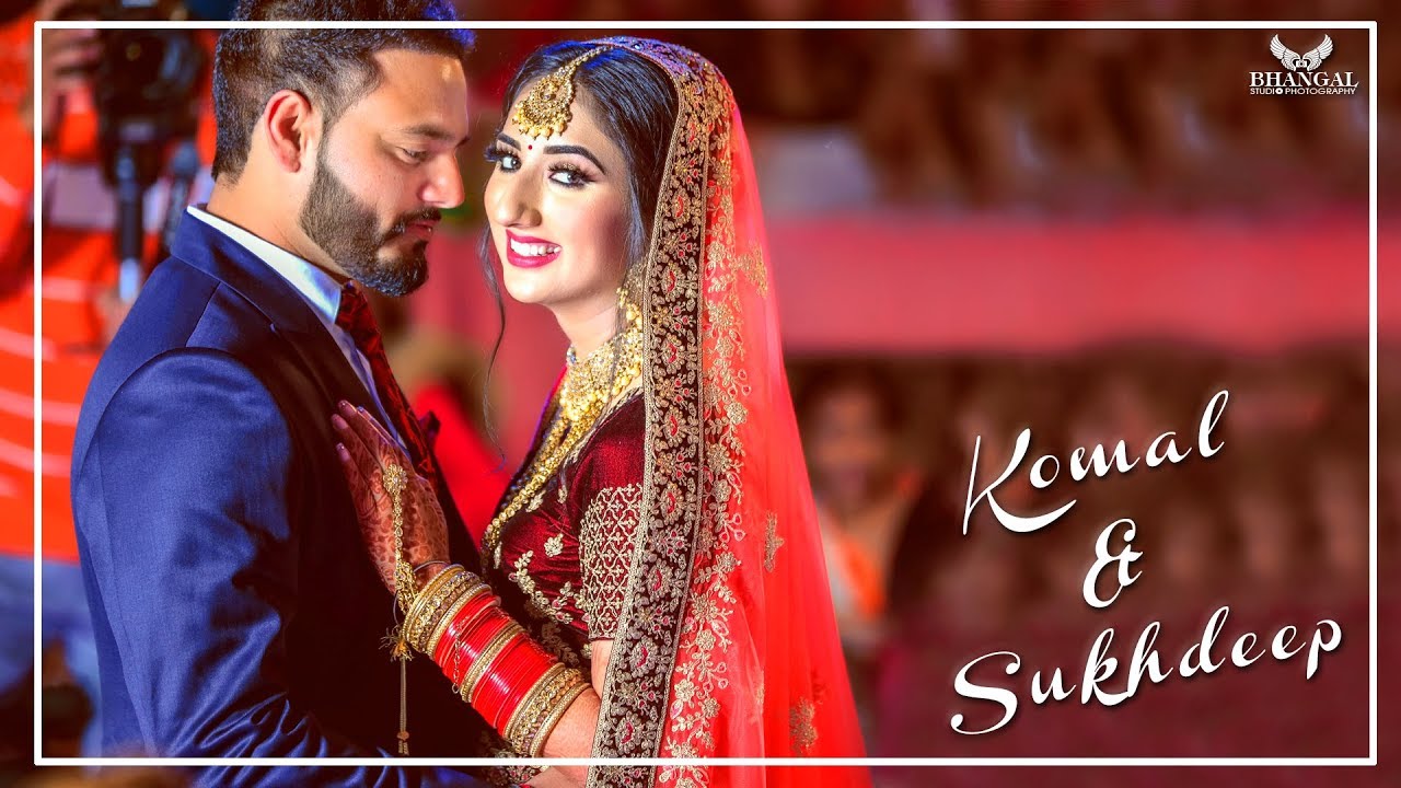 Sikh Wedding Highlight | 2019 | Komal Weds Sukhdeep | Bhangal Studio | India - YouTube