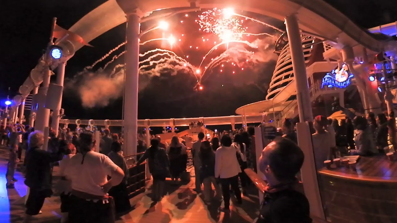 Pirate Night Fireworks (prt 2) - YouTube