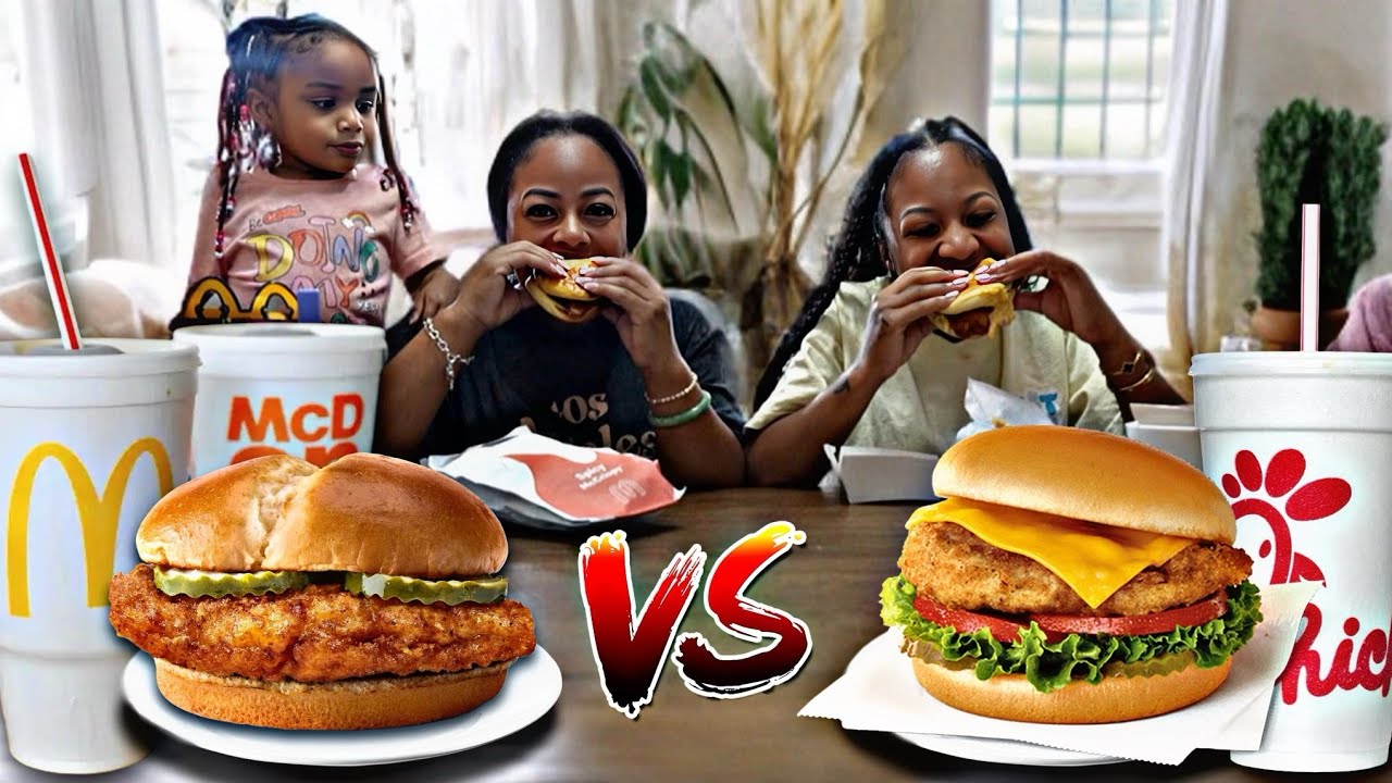 MCDONALDS VS. CHICK-FIL-A CHALLENGE W/ BROOKLYN - YouTube
