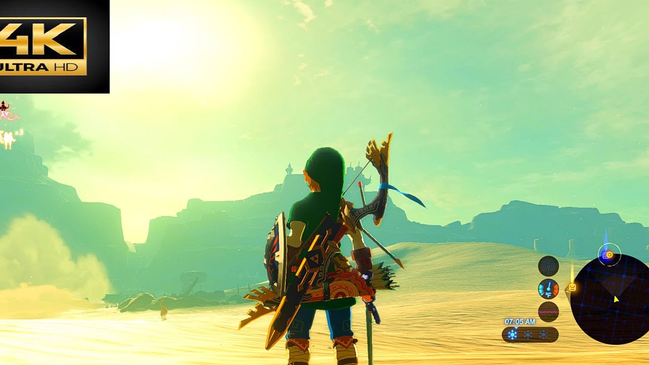 Zelda Breath Of the Wild PC - Gerudo Desert w/ Ultra Graphics + Desert ...