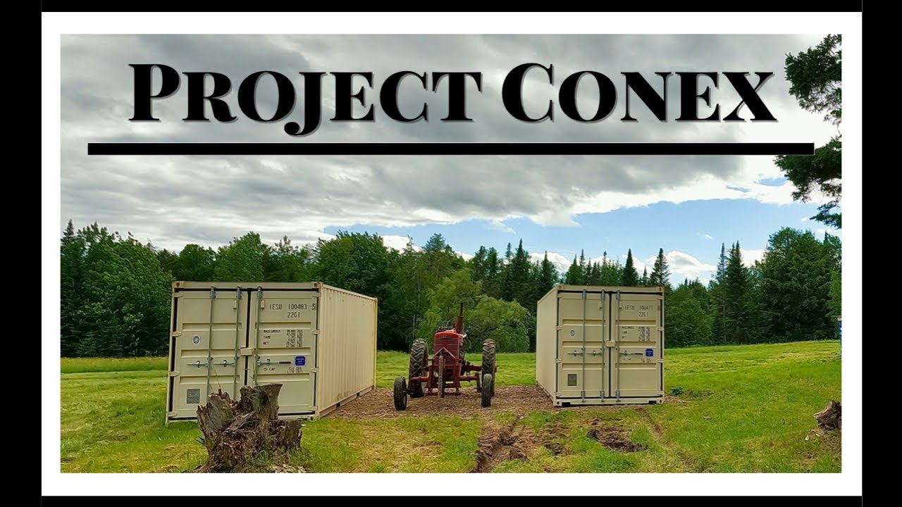 The Conex Container Shed - YouTube