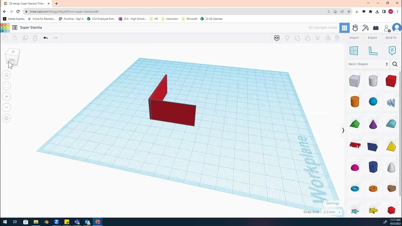Tinkercad 3d Models Building A House Walls Youtube