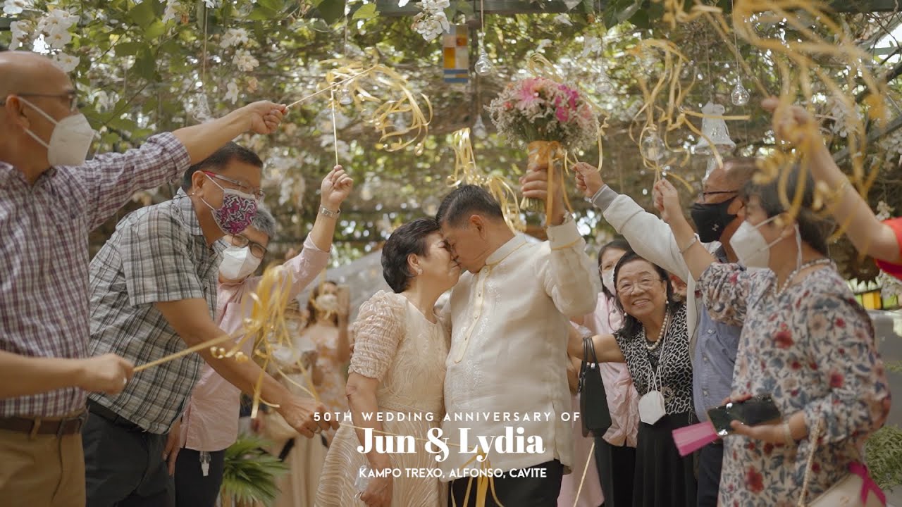 Lydia & Jun Wedding | 50th Wedding Anniversary - YouTube