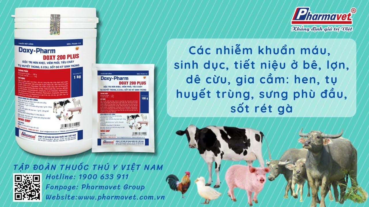 DOXY-PHARM (DOXY 200 PLUS) - Hotline: 1900 633 911 - YouTube