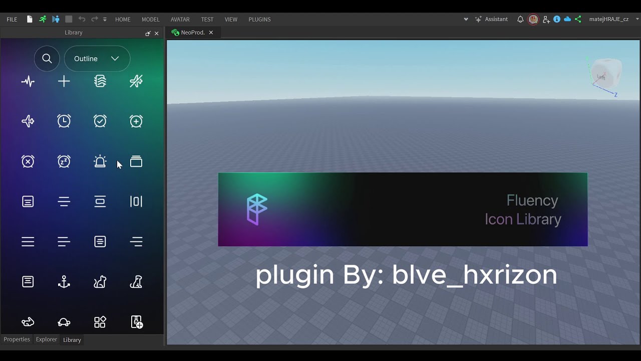 Nejlepší ikony pro vaše GUI - Roblox Studio (Fluency plugin) - YouTube