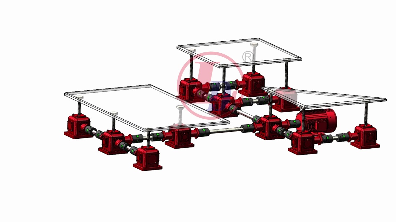 Multiple Bevel Gear Screw Jack System/Screw Jack Lifting System/Screw ...