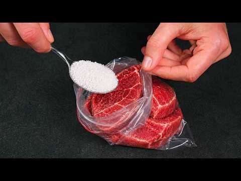 How to Make Beef Incredibly Tender and Juicy in Minutes – The Chinese Secret Method!