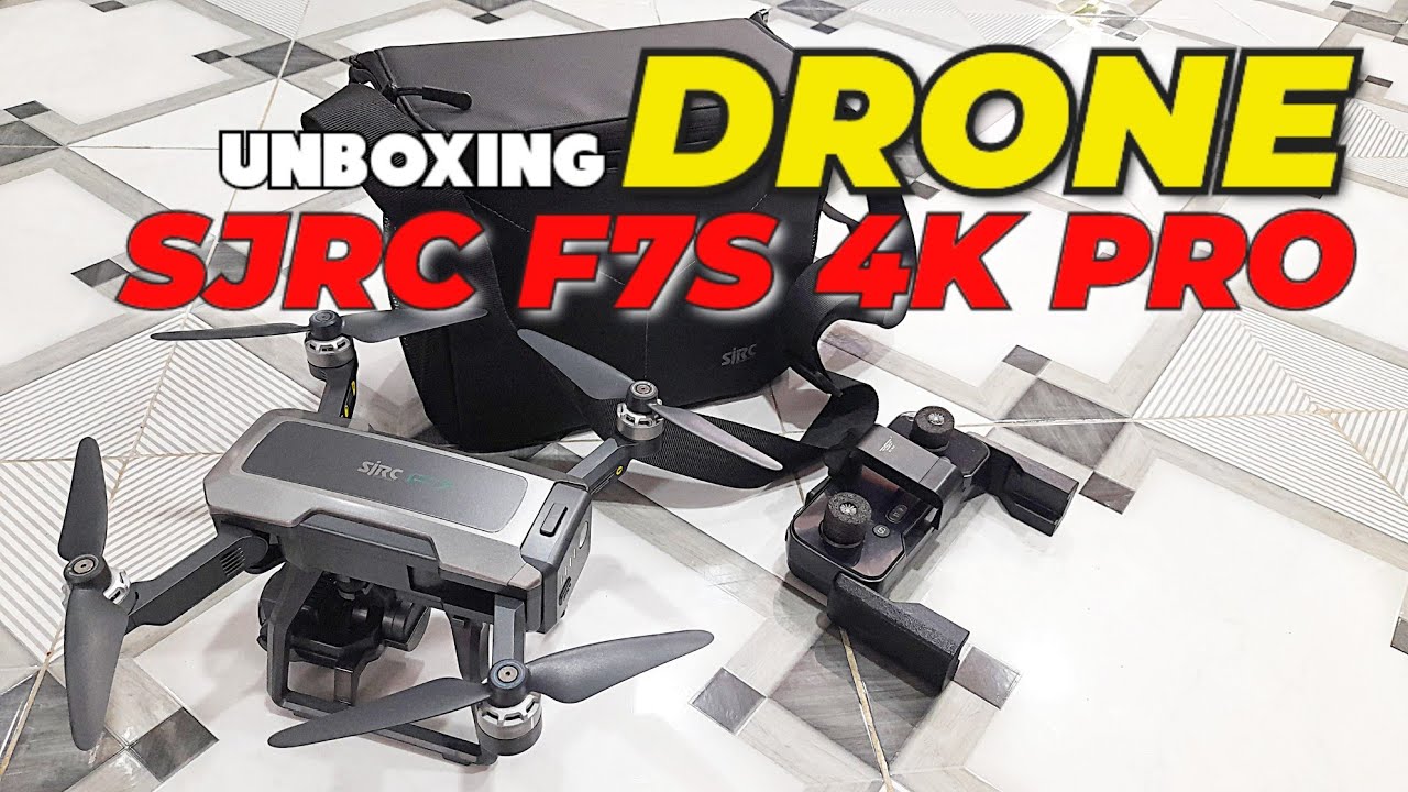 DRONE SJRC F7S 4K PRO UNBOXING #drone - YouTube