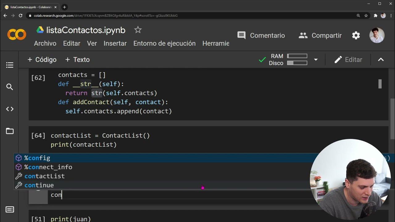 Lista de Contactos - Introducción a la Computación con Python - YouTube