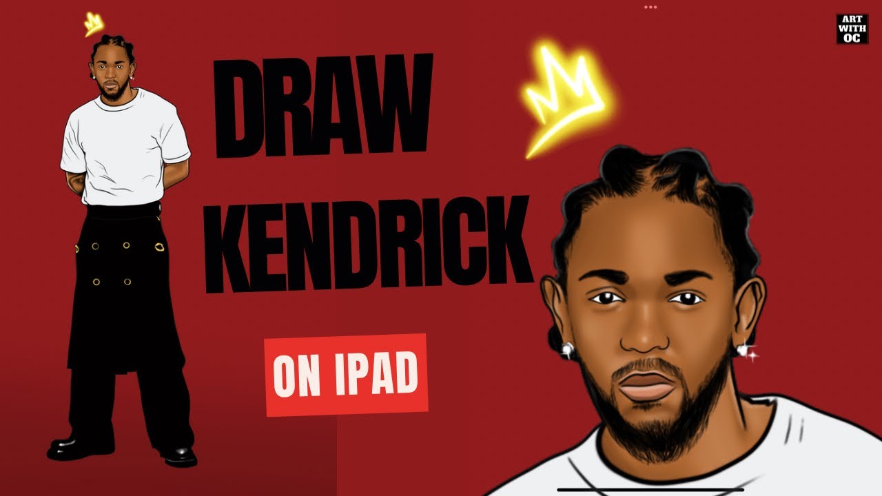 Drawing of Kendrick Lamar - YouTube