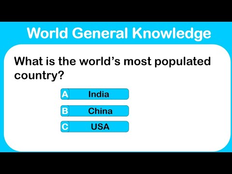 World general knowledge part I quiz | @mrlazyworld_kh - YouTube