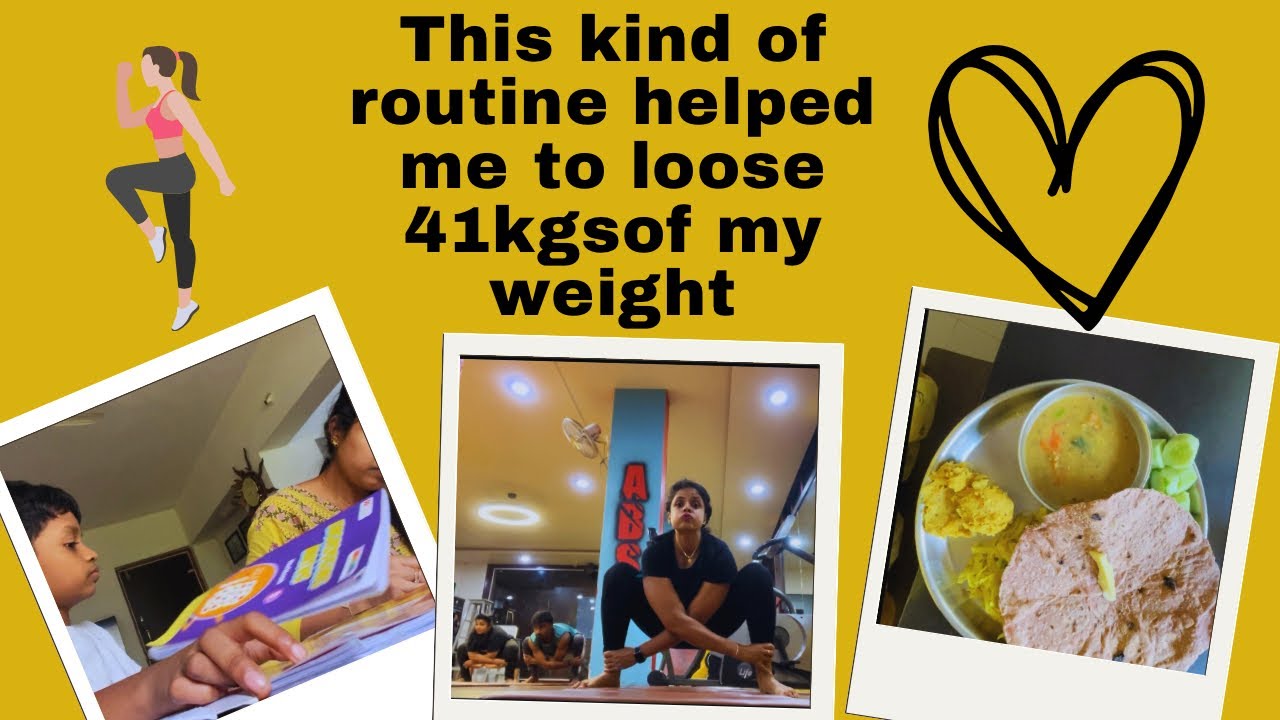 This kind of routine helped me to loose my 41kgs of weight 😊#weightloss ...
