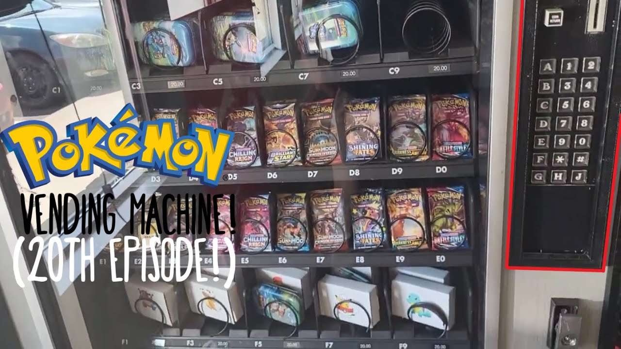 Pokémon Vending Machine!!! (20th Episode Special) *Legendary Dog* - YouTube