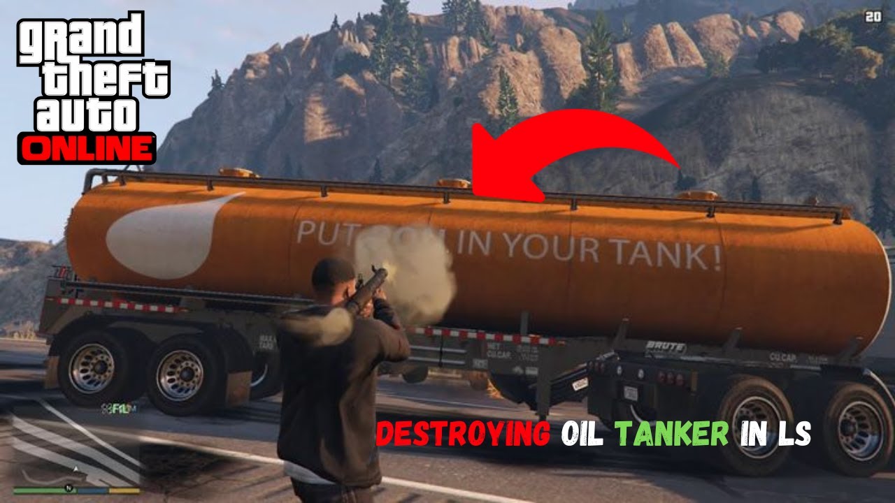 DESTROYING OIL TANKER IN LS //GTA ONLINE GAMEPLAY - YouTube