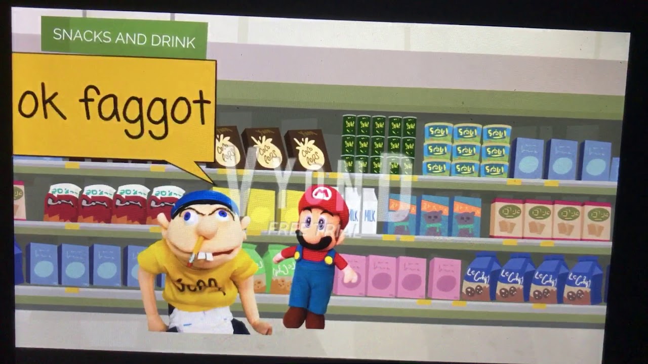 Sml jeffy's bad word mario gets blame scene vyond version - YouTube