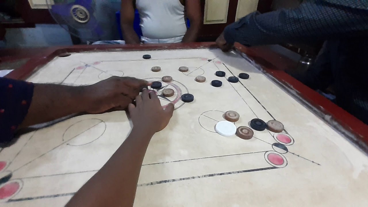 Carrom match - YouTube