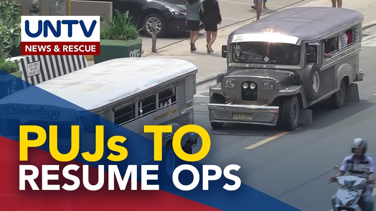 5,000 PUJs to resume operation in NCR from end of June, says LTFRB ...